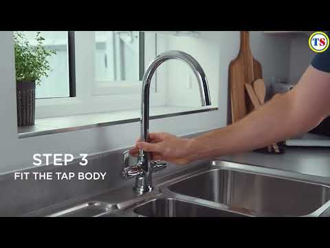 Bristan Monza Mono Mixer Kitchen Tap Brushed Nickel | Toolstation