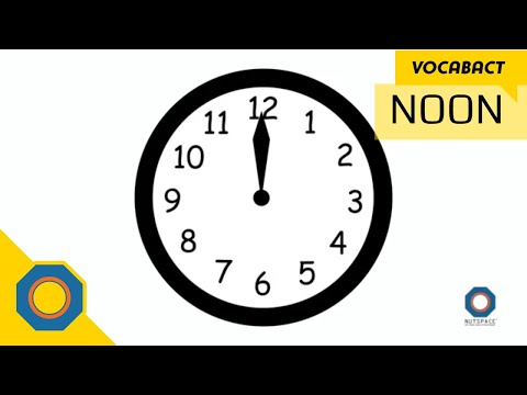 Noon Meaning | VocabAct | NutSpace