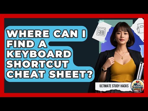 Where Can I Find A Keyboard Shortcut Cheat Sheet? - Ultimate Study Hacks