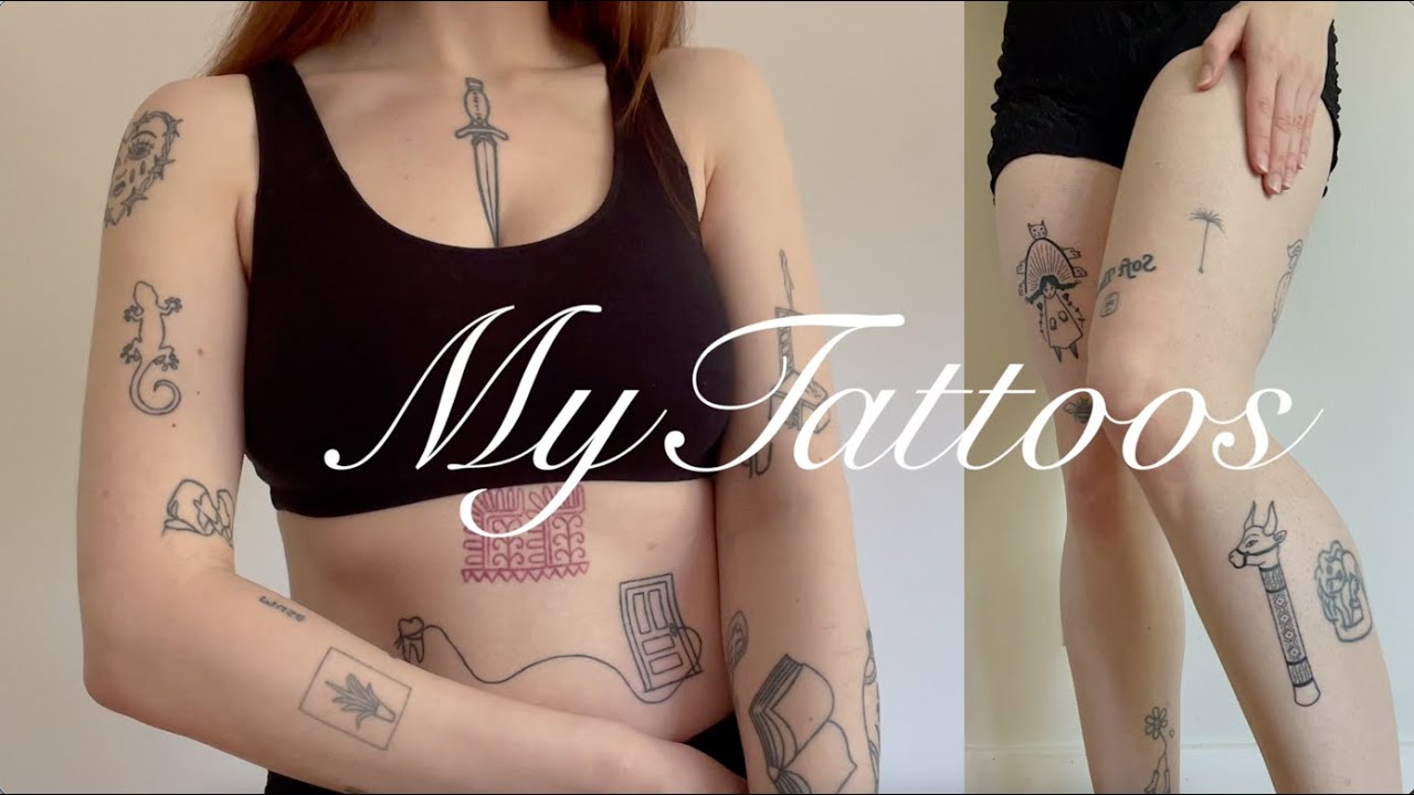 TATTOO TOUR 🪭 all about my fine line tattoos in 2025