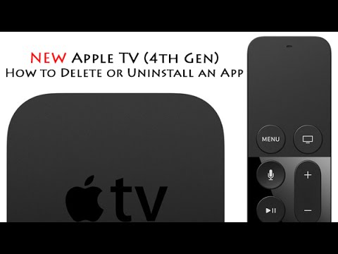 New Apple TV (4th Gen) - How to Delete or Uninstall an App | H2TechVideos