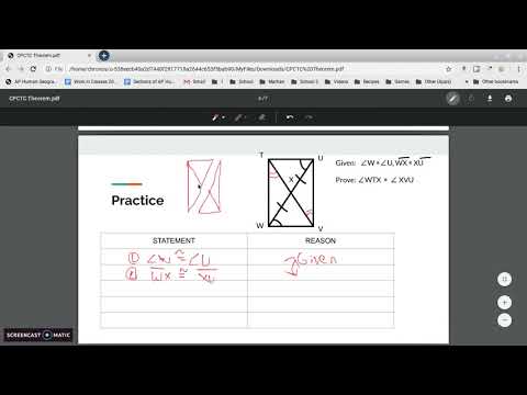 Unit 5: Lesson 5 - CPCTC Theorem