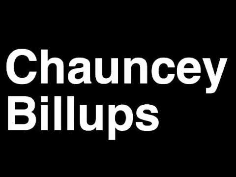 How to Pronounce Chauncey Billups Los Angeles LA Clippers NBA Basketball Player Runforthecube