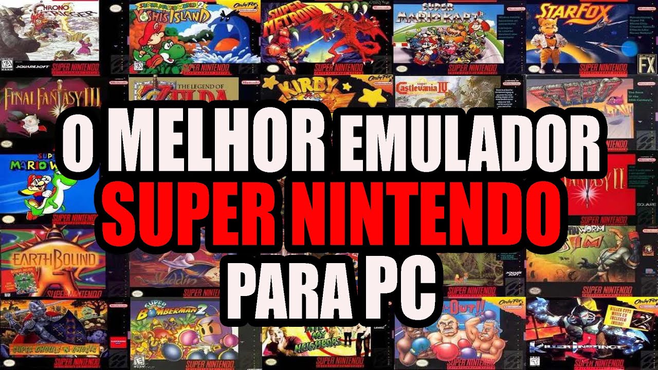 O MELHOR EMULADOR DE SUPER NINTENDO PARA PC TUTORIAL 2020