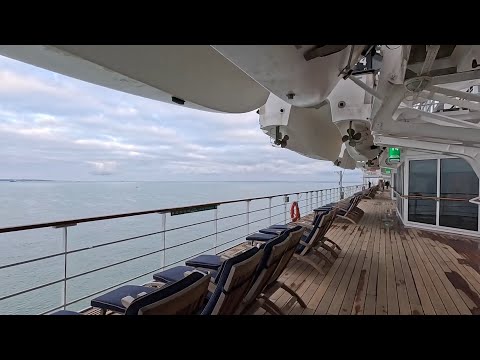 Queen Mary 2 Promenade Deck Tour November 1st 2024