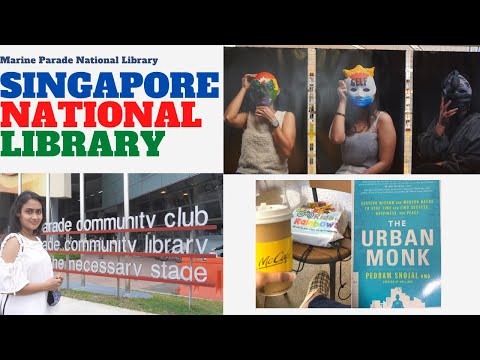 Singapore National Library Marine Parade Public Library Singapore Vlog