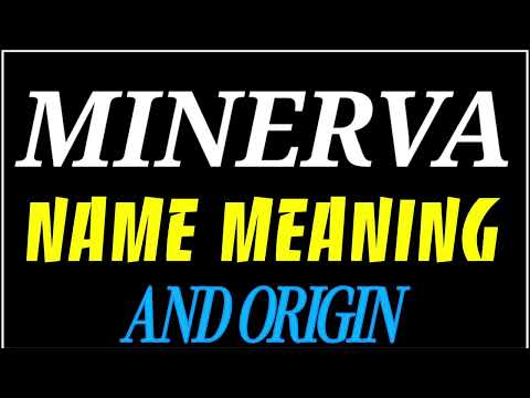 What does the name MINERVA mean | MINERVA meaning in english | Meaning of name MINERVA
