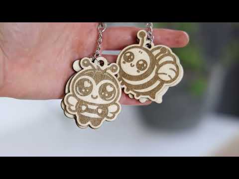 DIY Laser Cut Valentine’s Keychain – Free Download & Easy Tutorial! Xtool M1 Ultra