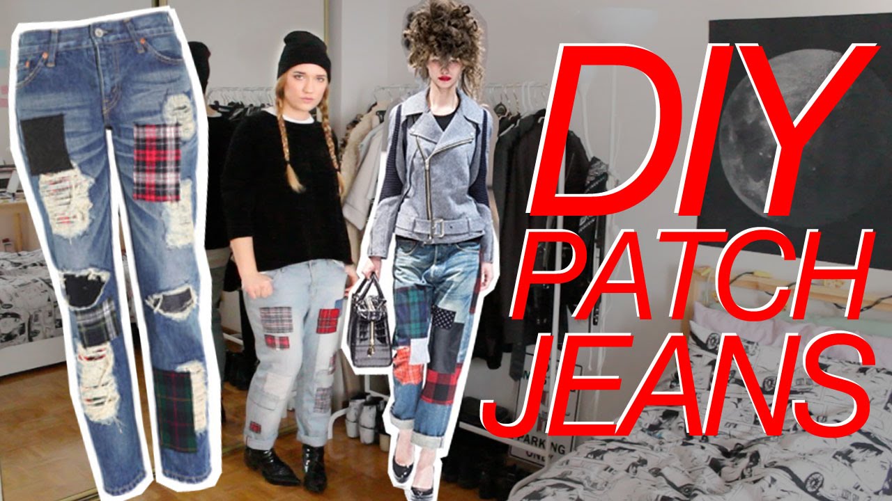12 DAYS OF DIY | Patch Jeans inspired by Junya Watanabe