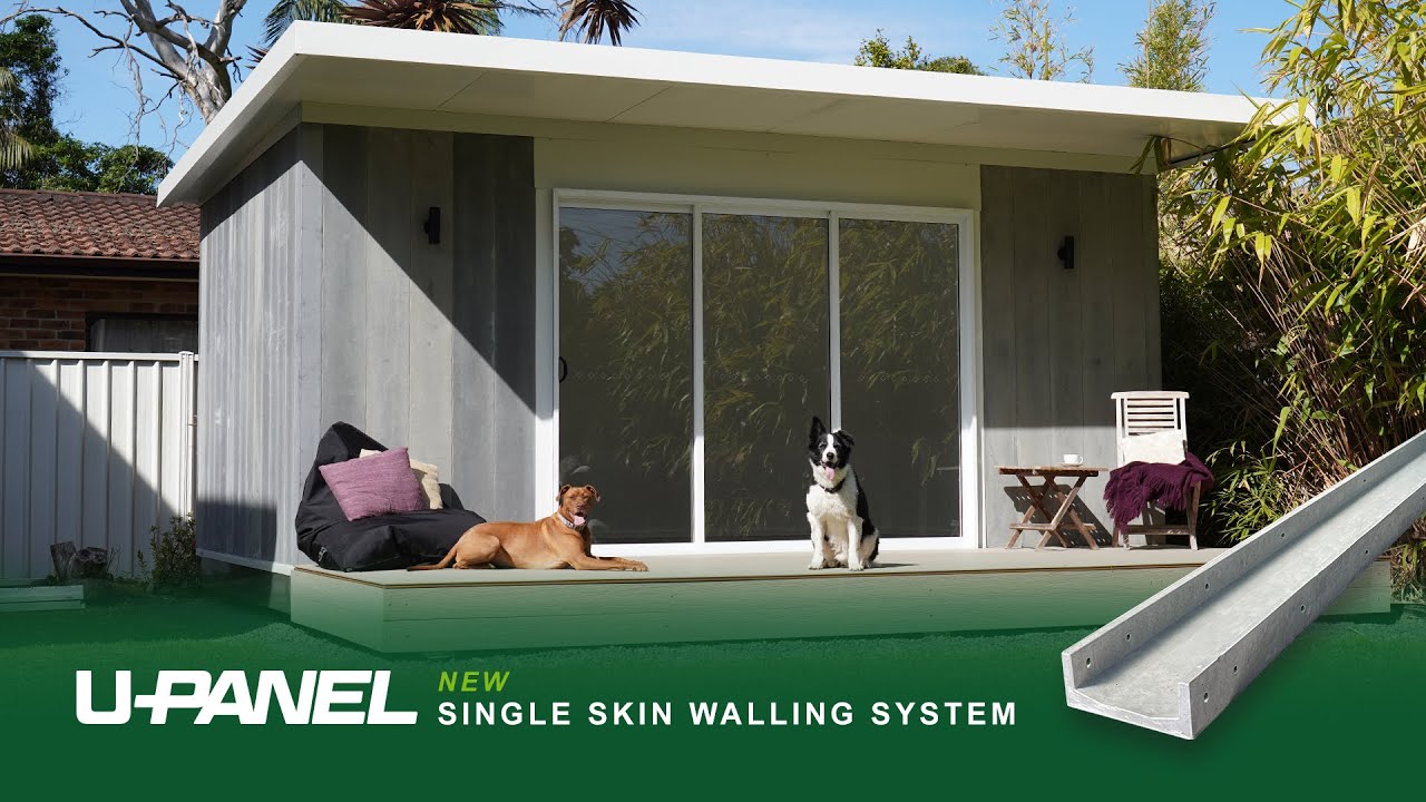 Introducing The NEW U-Panel Single Skin Walling System