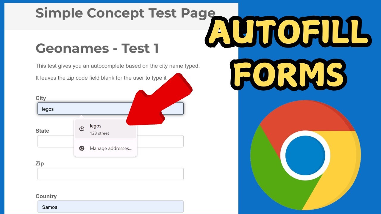 How to Set Up Chrome Autofill | Instantly Fill Out Forms with One Click