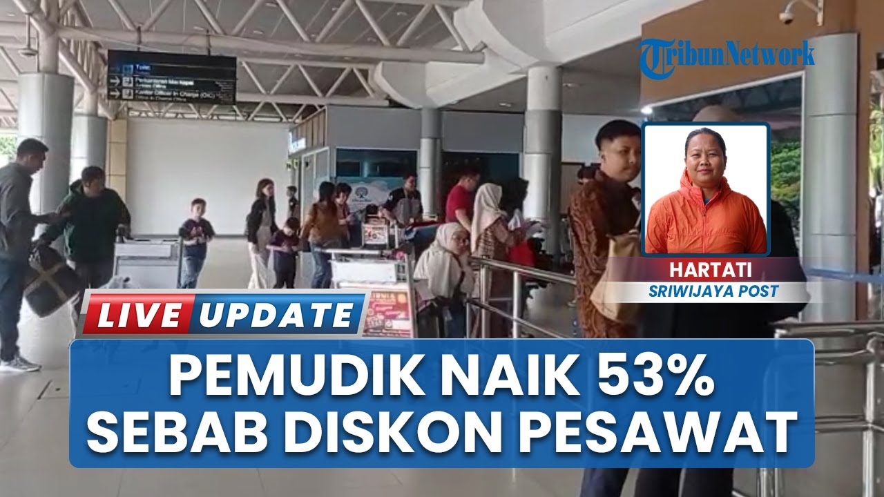 Arus Mudik di Bandara SMB II Palembang: Jumlah Penumpang Naik 53 Persen karena Diskon Pesawat ...