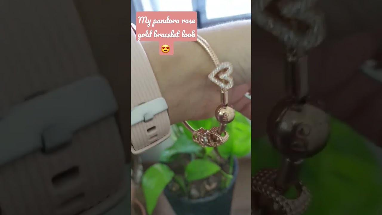 my pandora rose gold bracelet look. #pandora #accessoriesoftheday #pandorarosegold