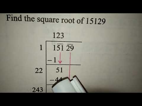 Square Root by Division Method 15129, Square Root by Division Method in Urdu