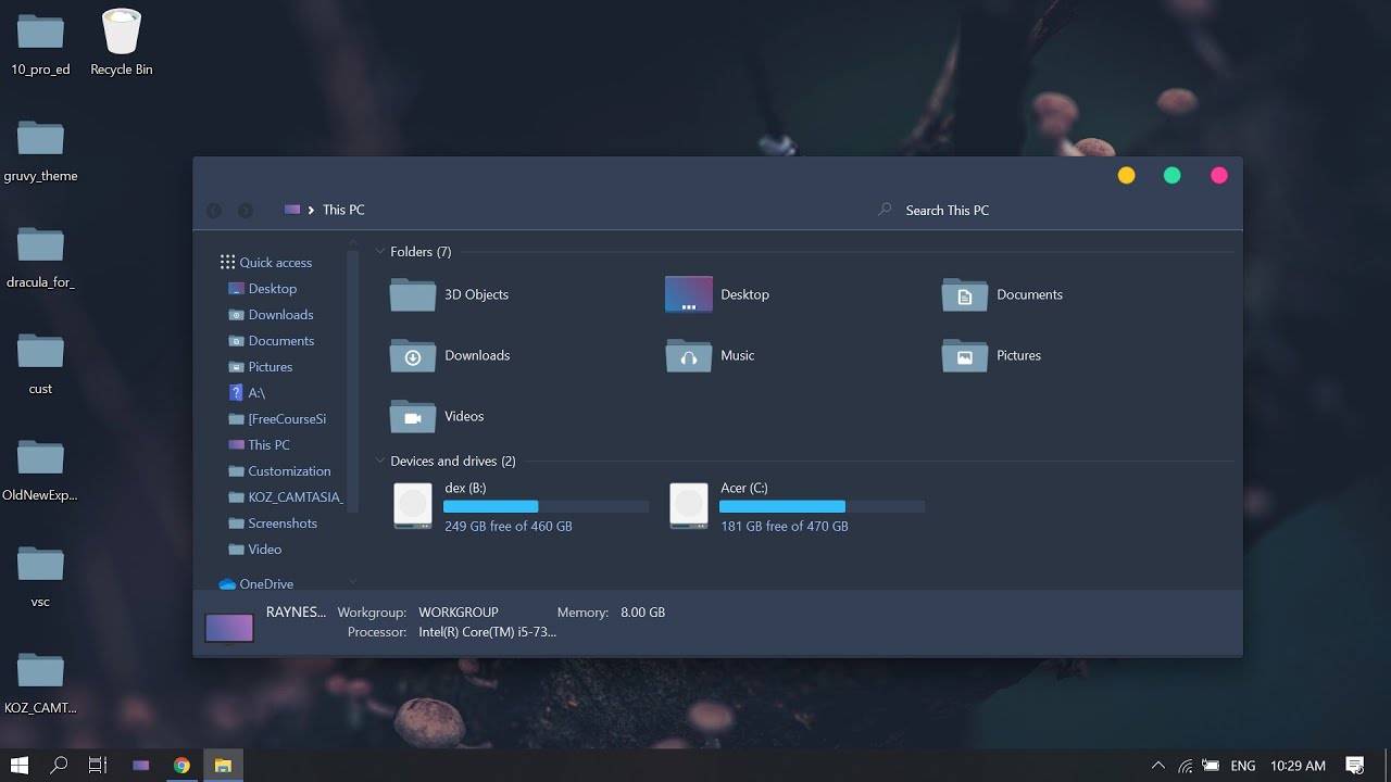 MAKE WINDOWS 10 LOOK BETTER || GRUVY THEME || 2020 CUSTOMIZATION