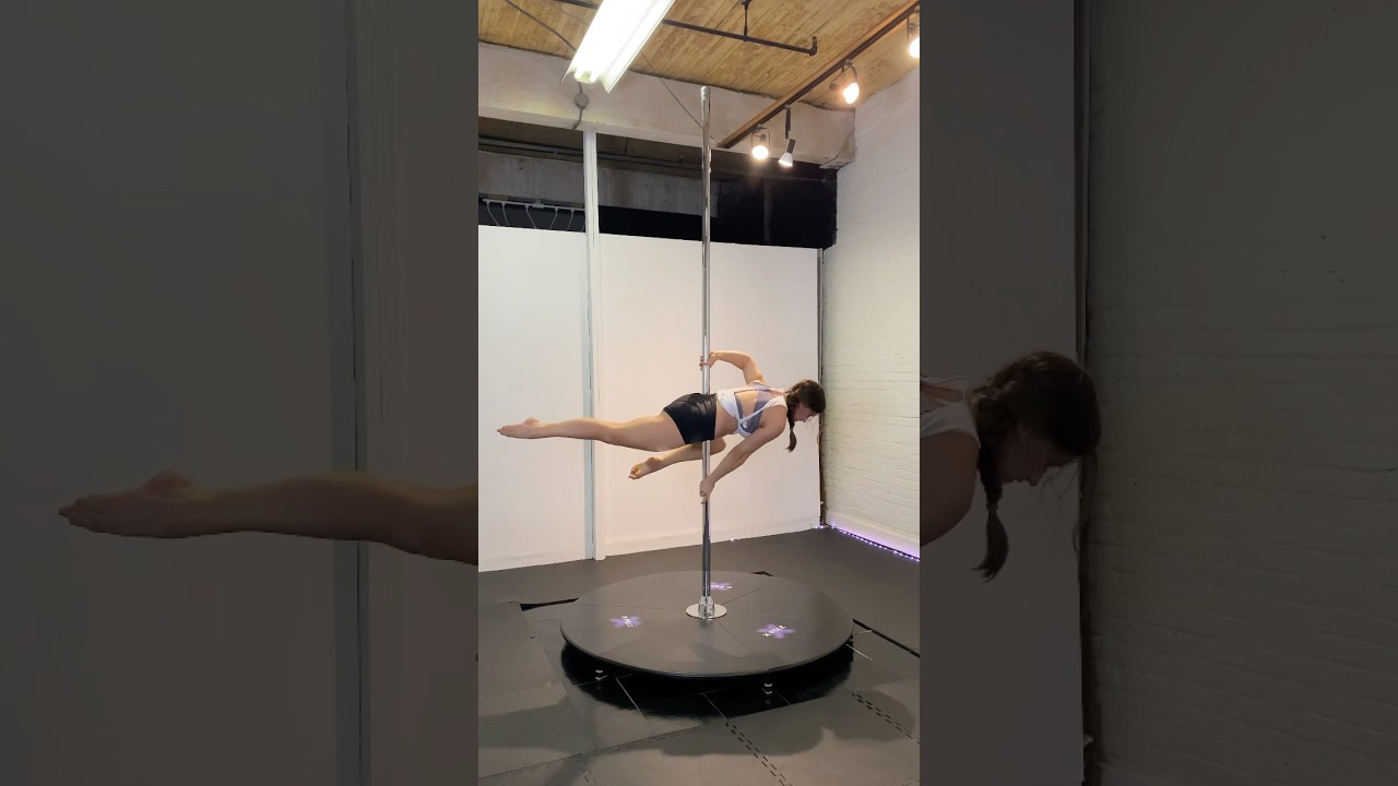 Intermediate Spin Pole Combo // Pole Dance Tutorial #poledance #polefitness