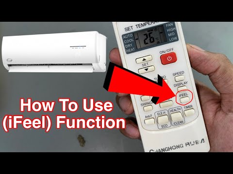 What is iFeel Function in Air Conditioner Remote, How to Use iFeel Function in AC
