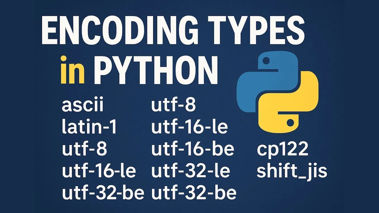 Python - Different character encodings