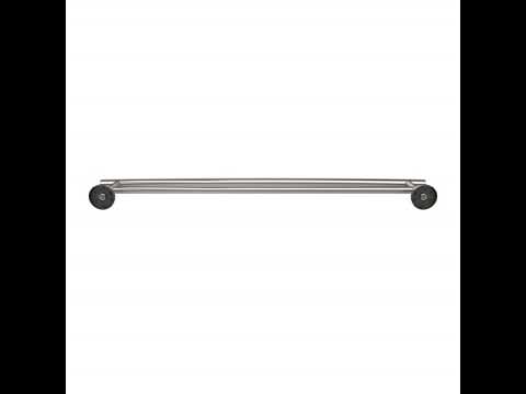 Stainless Steel Double Towel Bar Amerock Bath Accessories Arrondi BH26545SS Video 1 18
