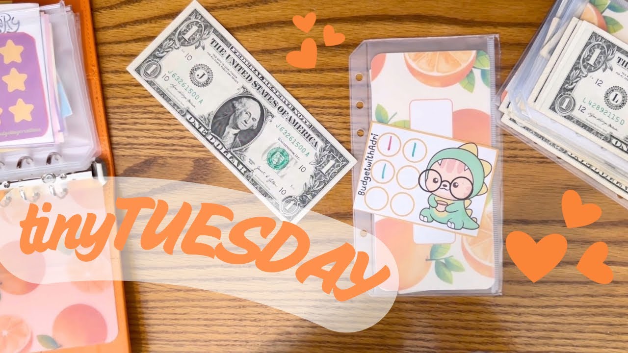 Tiny Tuesday! ☺️ #cashstuffing
