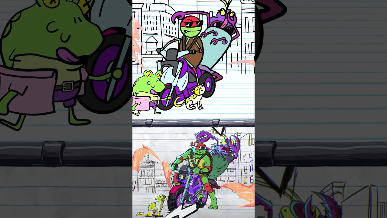 What if the TMNT theme song looked like a flash cartoon?