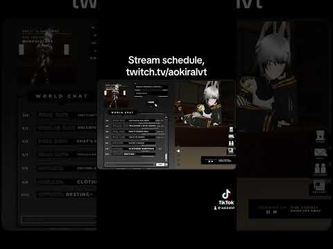 Stream schedule!! #cutevtuber #vtuber #twitch #vtuberen #schedule #livestream