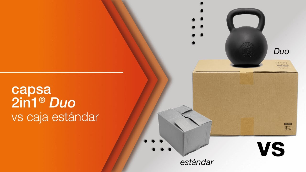 🔎 Diferencias entre el embalaje estándar y la caja capsa 2in1® Duo