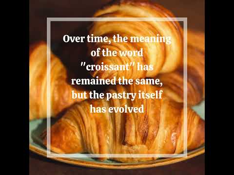 And the word is Croissant 🥐 #foodhistory #foodie #croissant #coffee #words #origin