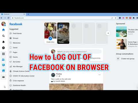 HOW TO LOG OUT OF FACEBOOK ON BROWSER 2024
