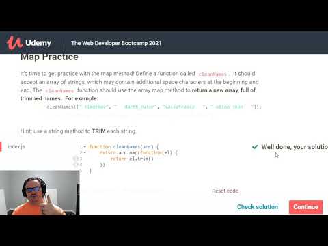 Array Map Method Exercise - The Web Developer Bootcamp 2021