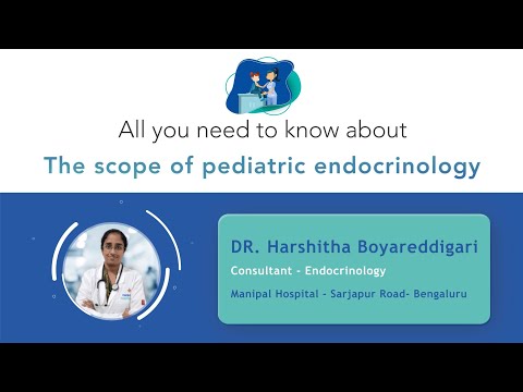 Know About the Scope of Pediatric Endocrinology | Dr. Harshitha | Manipal Hospital Sarjapur Road