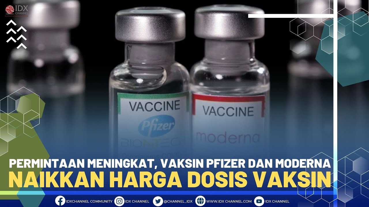 Permintaan Meningkat, Vaksin Pfizer dan Moderna Naikkan Harga Dosis Vaksin