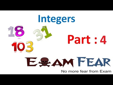 Examples: Comparing and Ordering Integers Video Lecture - Class 6
