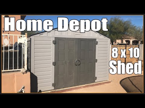 Home Depot 8 x 10 Shed | Install | 2021