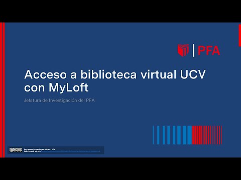 Acceso a Biblioteca Virtual UCV con MyLoft