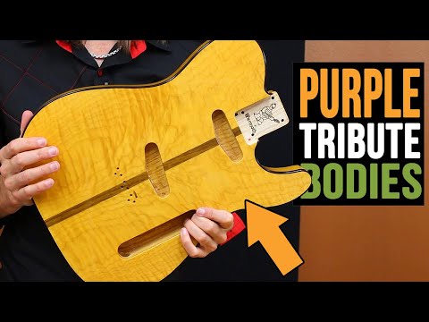 Warmoth Special Purple Tribute Tele Body 2019 - Vintage Tint | Reverb