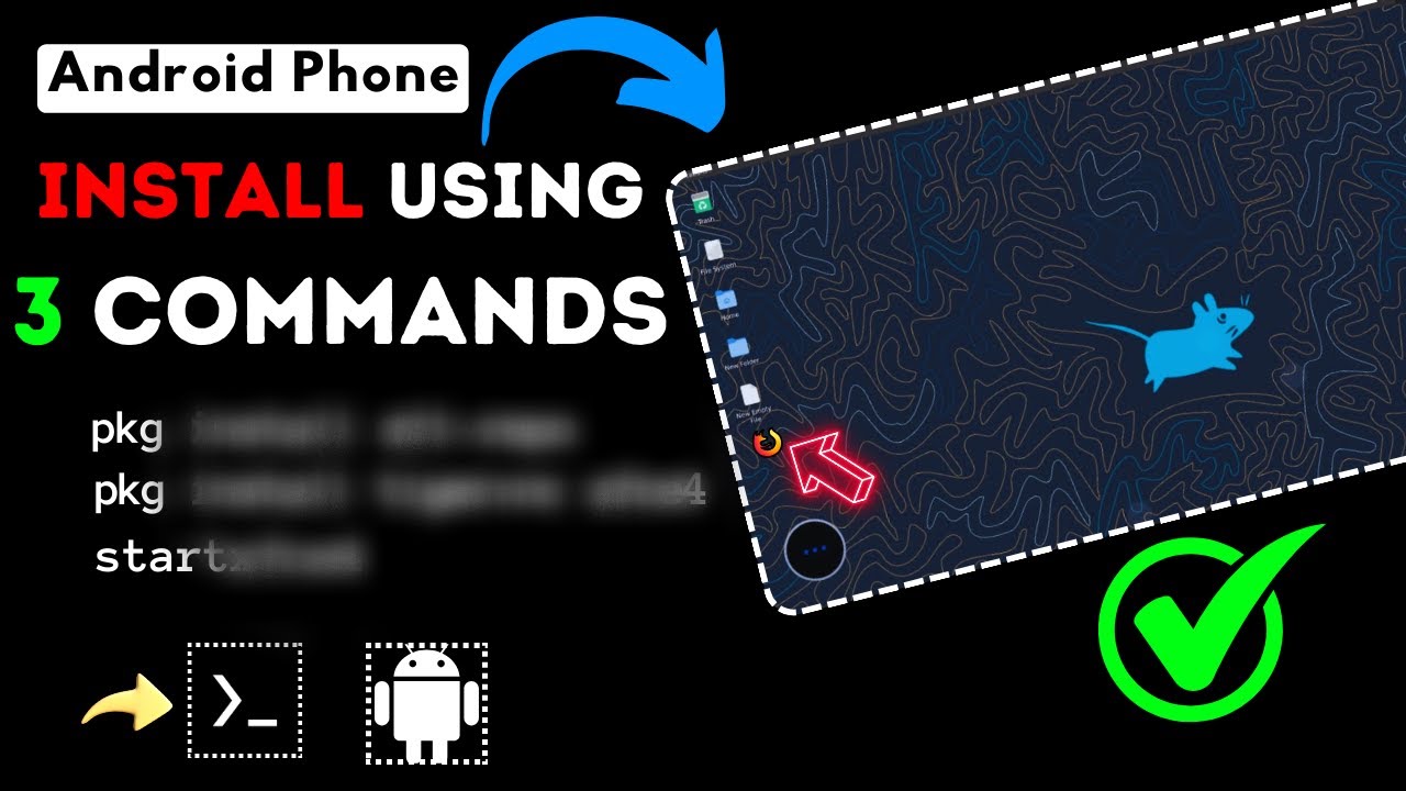How to install ubuntu on an android phone. Install termux gui using 3 commands. 😎😎 @GoodWayGiverTech