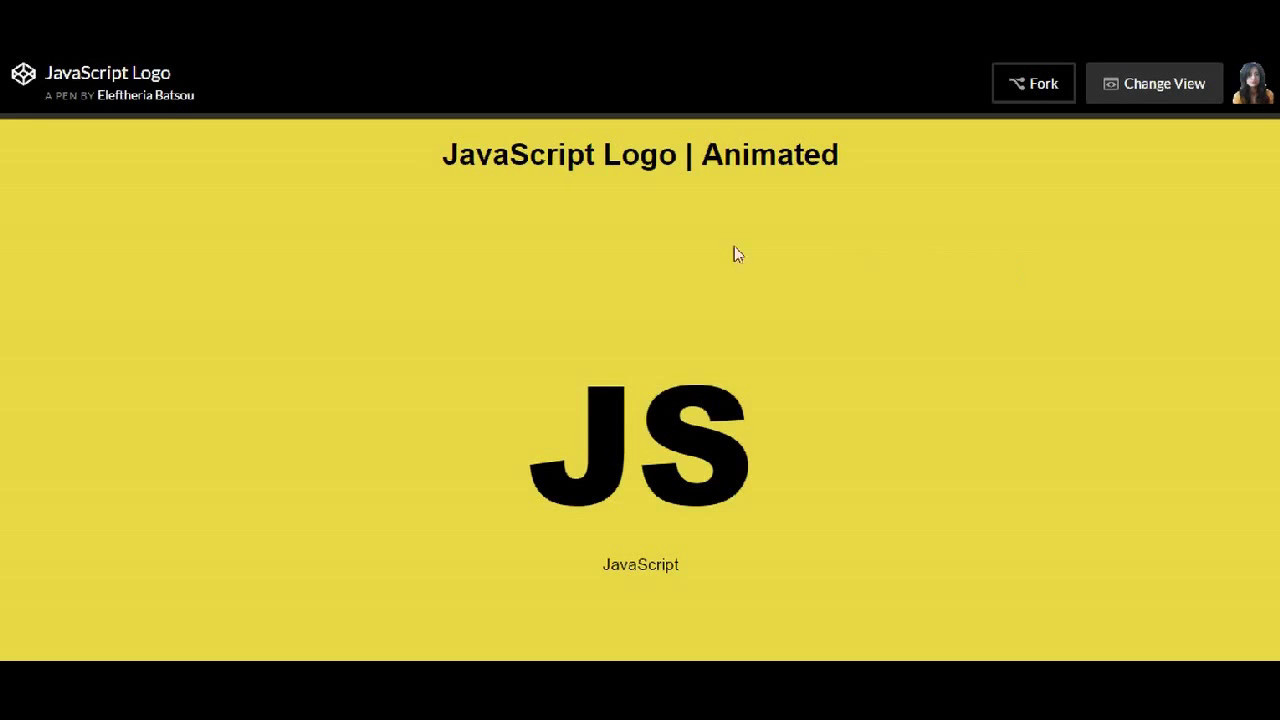 How to pure css that - JavaScript Logo Animation (for beginners!)