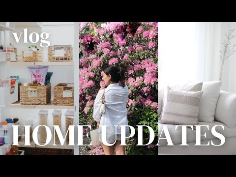 Home Vlog: Restoration Hardware Cloud Couch Dupe + Pantry Organization Tips!