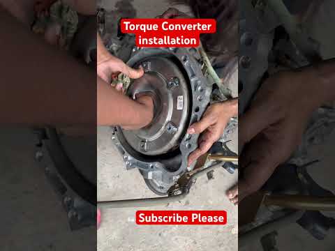 Torque Converter Installation