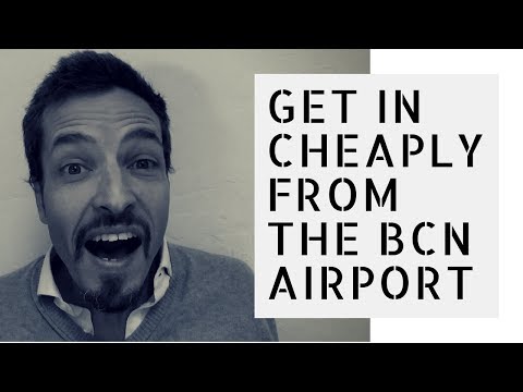 How to CHEAPLY get from Barcelona's airport