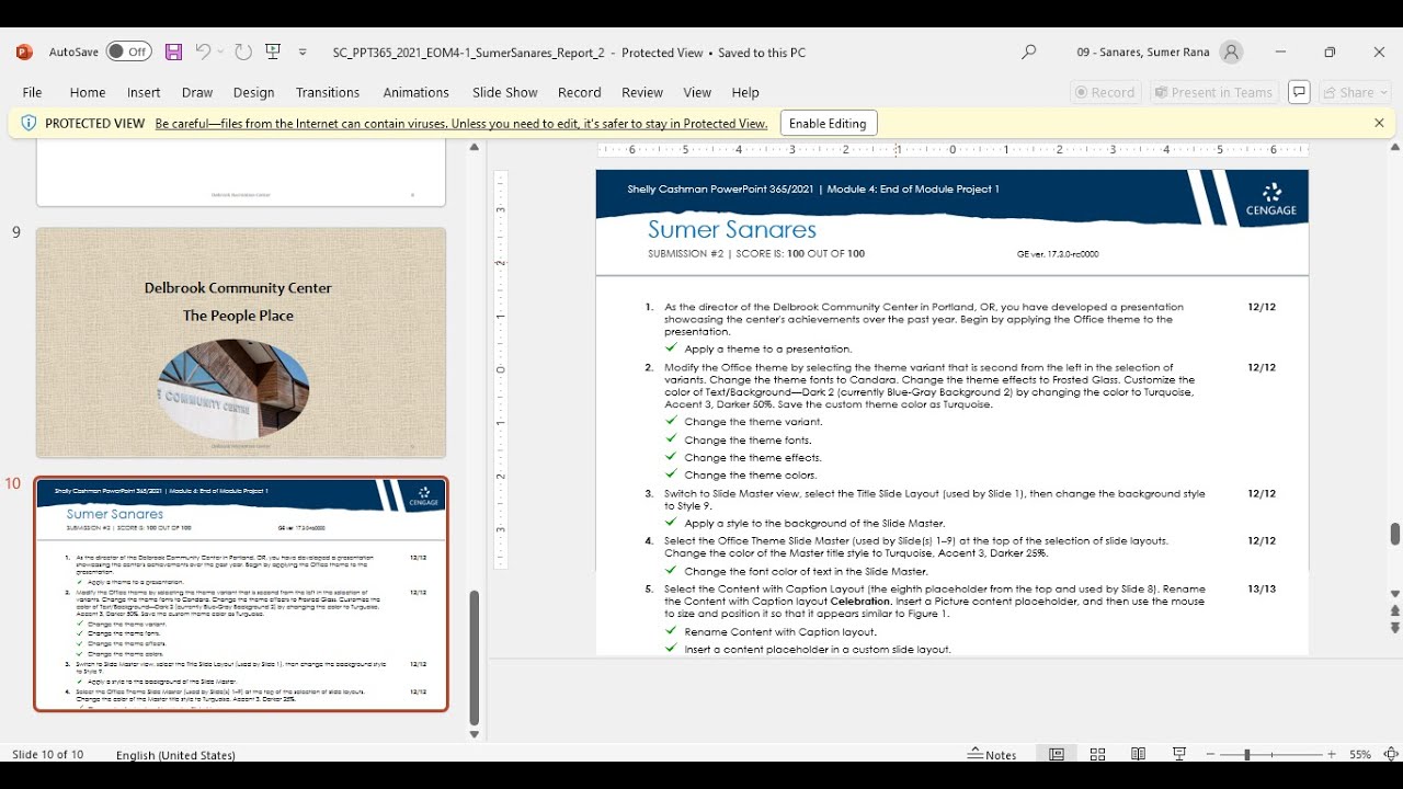cengage powerpoint module 4 eom end of module 
