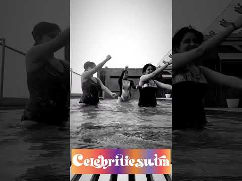Shreya Dhanwanthary pool time reel with friends🔥 #shreyadhanvantry #shreyadhanwanthary #shreya