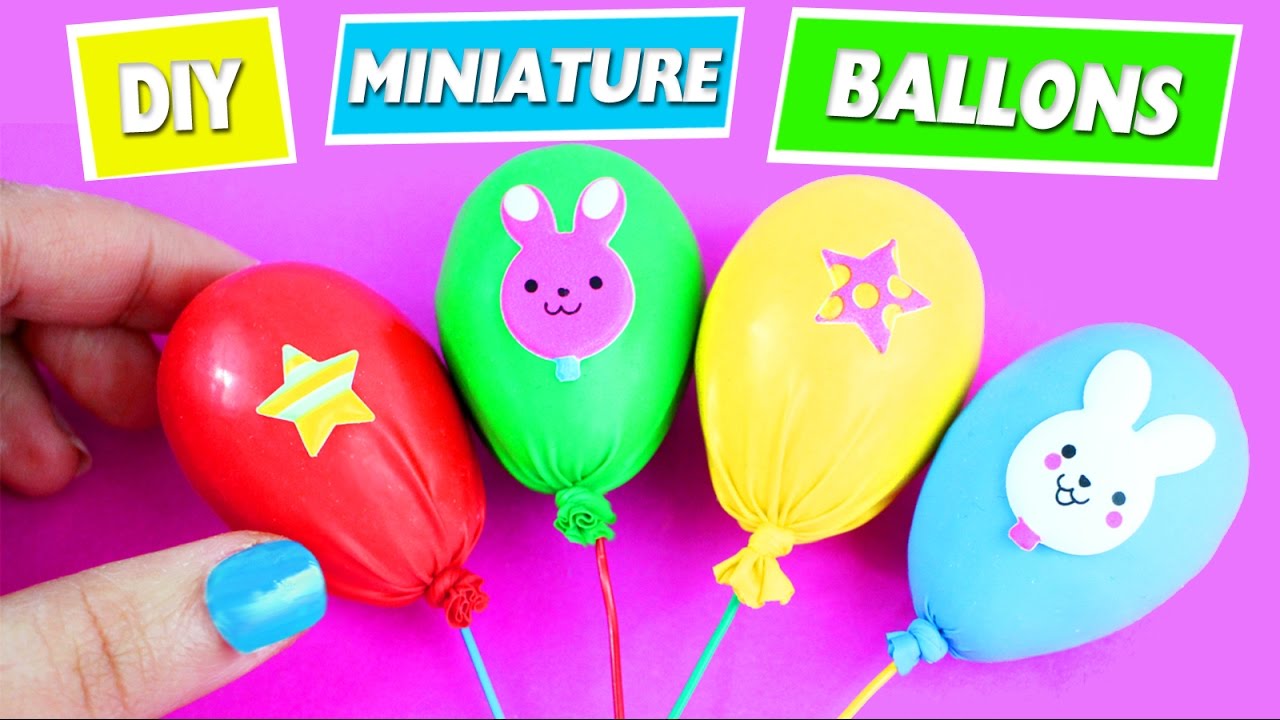 DIY | How to Make Miniature Balloons – SimpleKidsCrafts