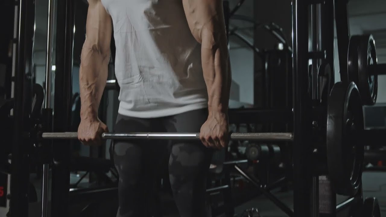 Man Lifting a Barebell | Zedd Stock | Free Stock Video 4K