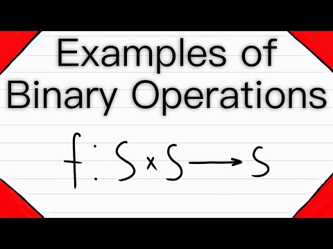 Examples of Binary Operations (and Non-Examples) | Abstract Algebra