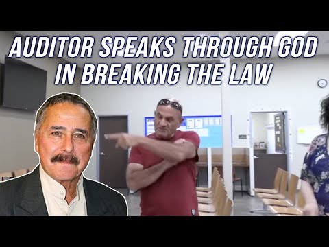Auditor Speaks Through God In Breaking The Law