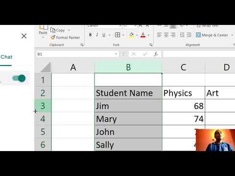 Introduction to Spreadsheets – Live Excel Demo – Island Class