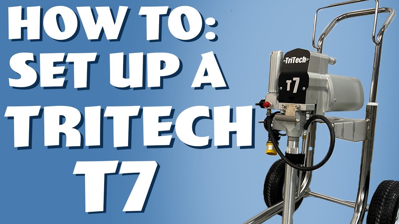 HOW TO: Set up a Tritech T7 Airless Spray Machine