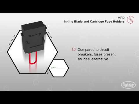 BF351 - In-line Blade and Cartridge Fuse Holders | Datasheet Preview